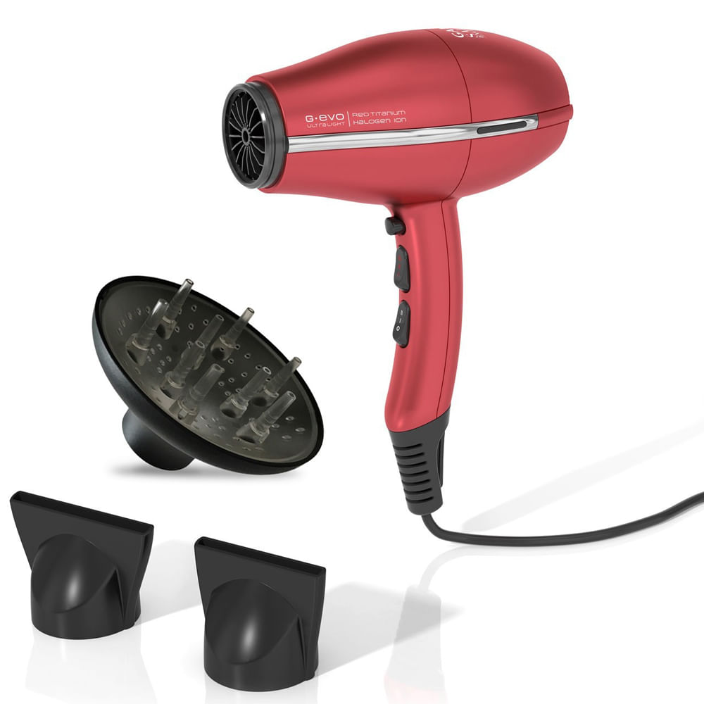 SECADOR PELO G-EVO UL 3800 TITANIUM HALOGEN ION PLUS IT - Multicentro ...